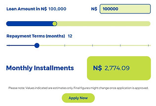 PostFin | Apply for a loan online | Namibia